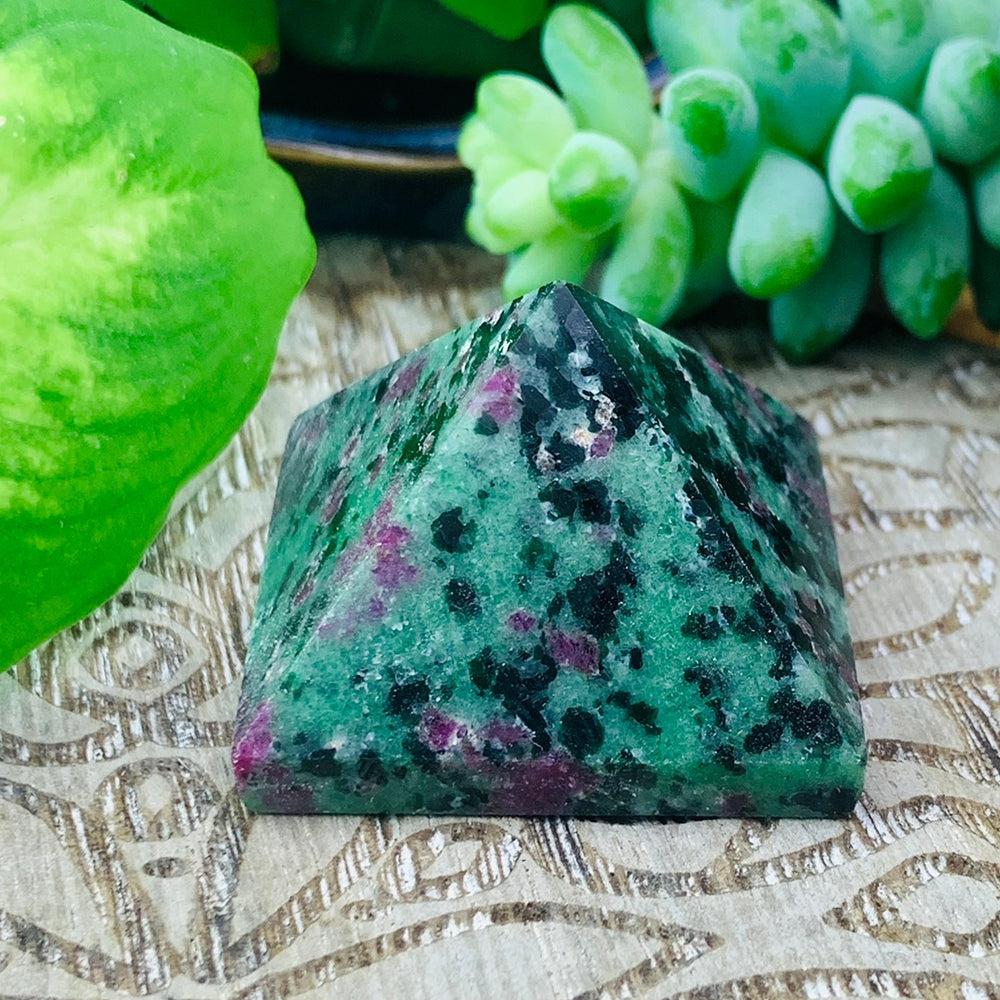 Ruby in Zoisite Pyramid - Small – Spirit Magicka