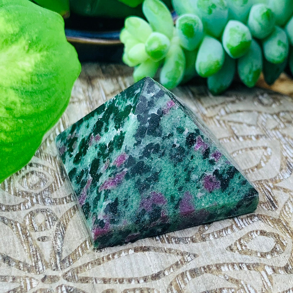 Ruby in Zoisite Pyramid - Small – Spirit Magicka
