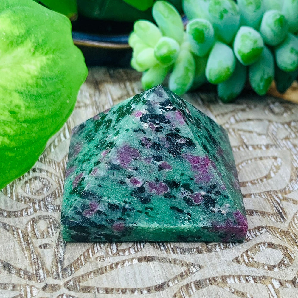 Ruby in Zoisite Pyramid - Small – Spirit Magicka