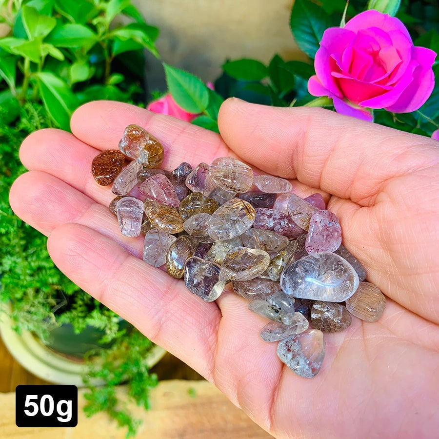 Rutilated Quartz Mini Gemstones (50 Gram / 1.7oz. Lot) – Spirit Magicka