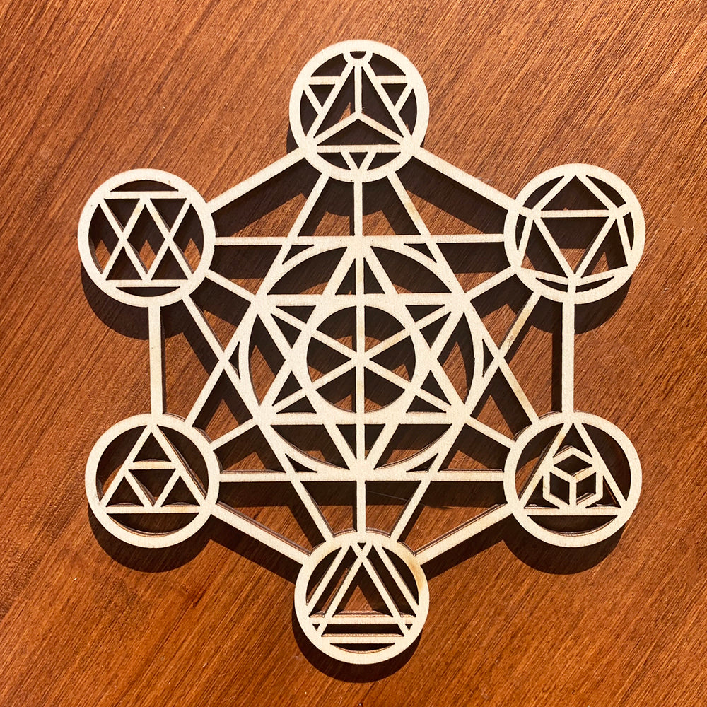 Sacred Geometry Wooden Grid Stand – Spirit Magicka