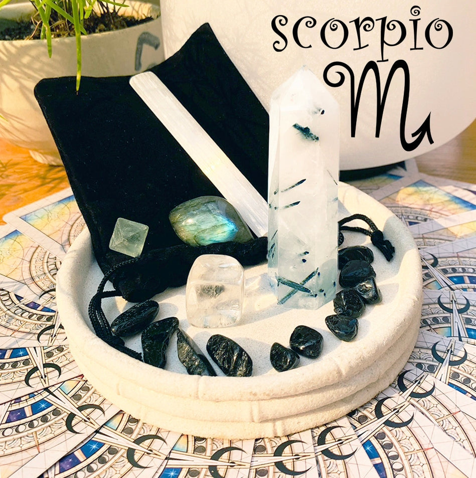 ♓ Scorpio - Zodiac Crystal Set – Spirit Magicka
