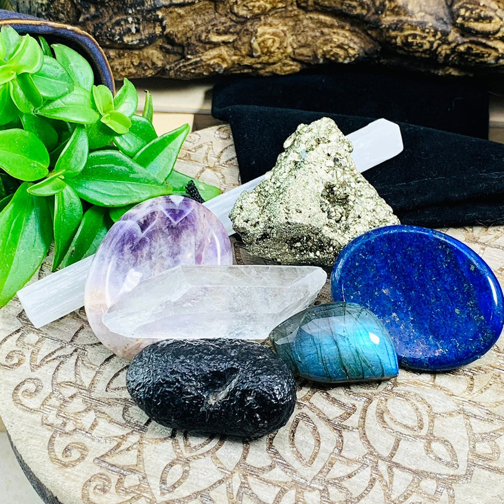 Starseed 7 Crystal Pouch Set – Spirit Magicka