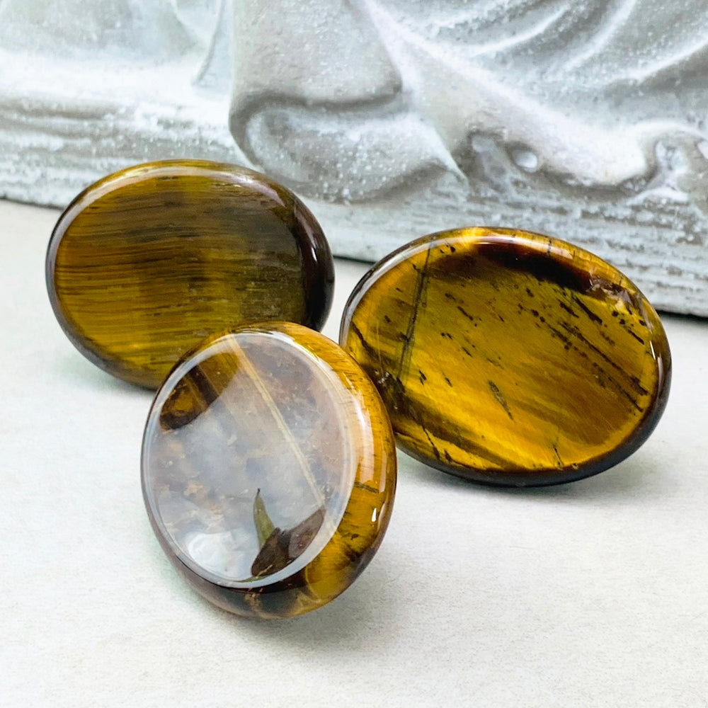 Tiger's Eye Worry Stone – Spirit Magicka