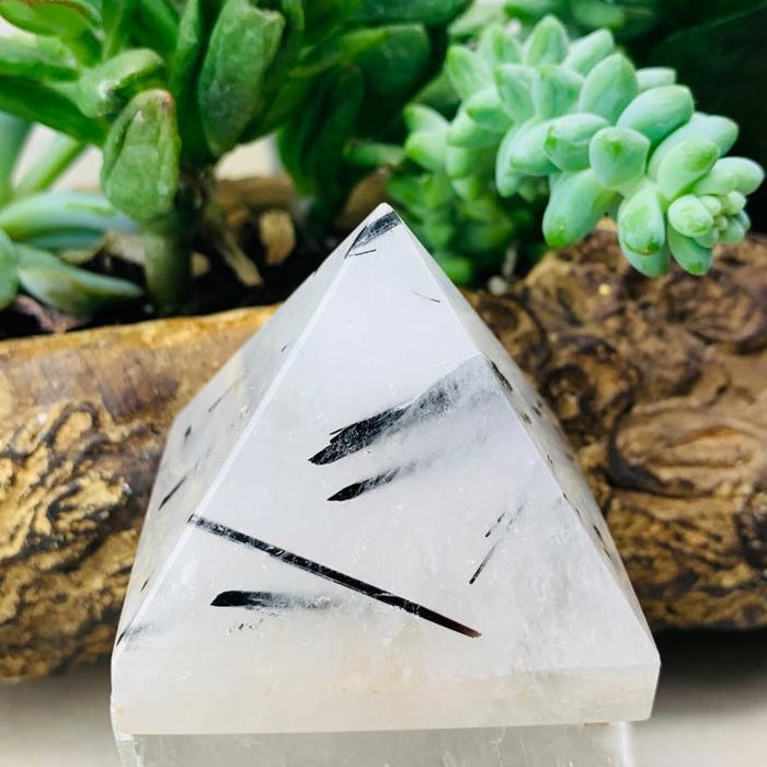 Tourmalinated Quartz Pyramid - Medium – Spirit Magicka