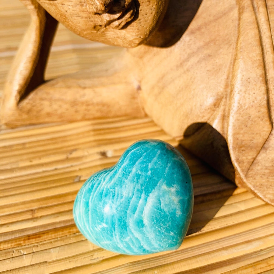 Amazonite Heart – Spirit Magicka