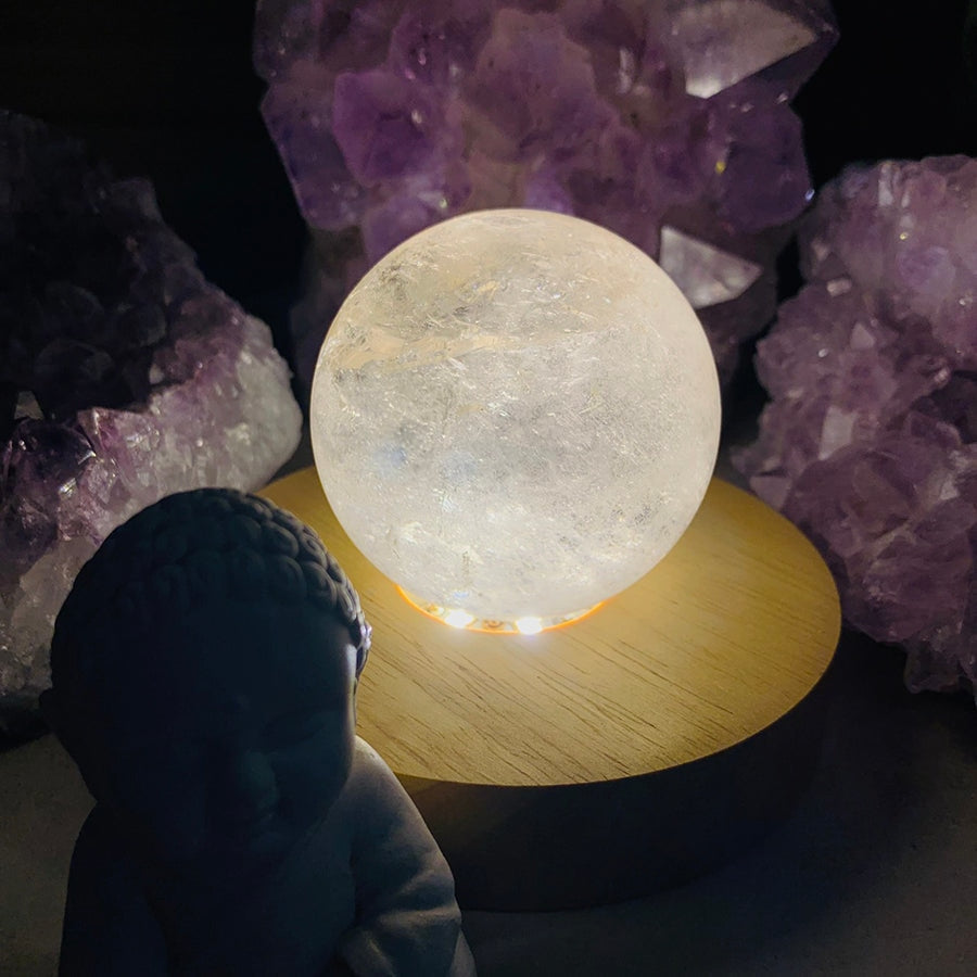 Crystal Mood Light (Quartz Sphere-Medium) – Spirit Magicka