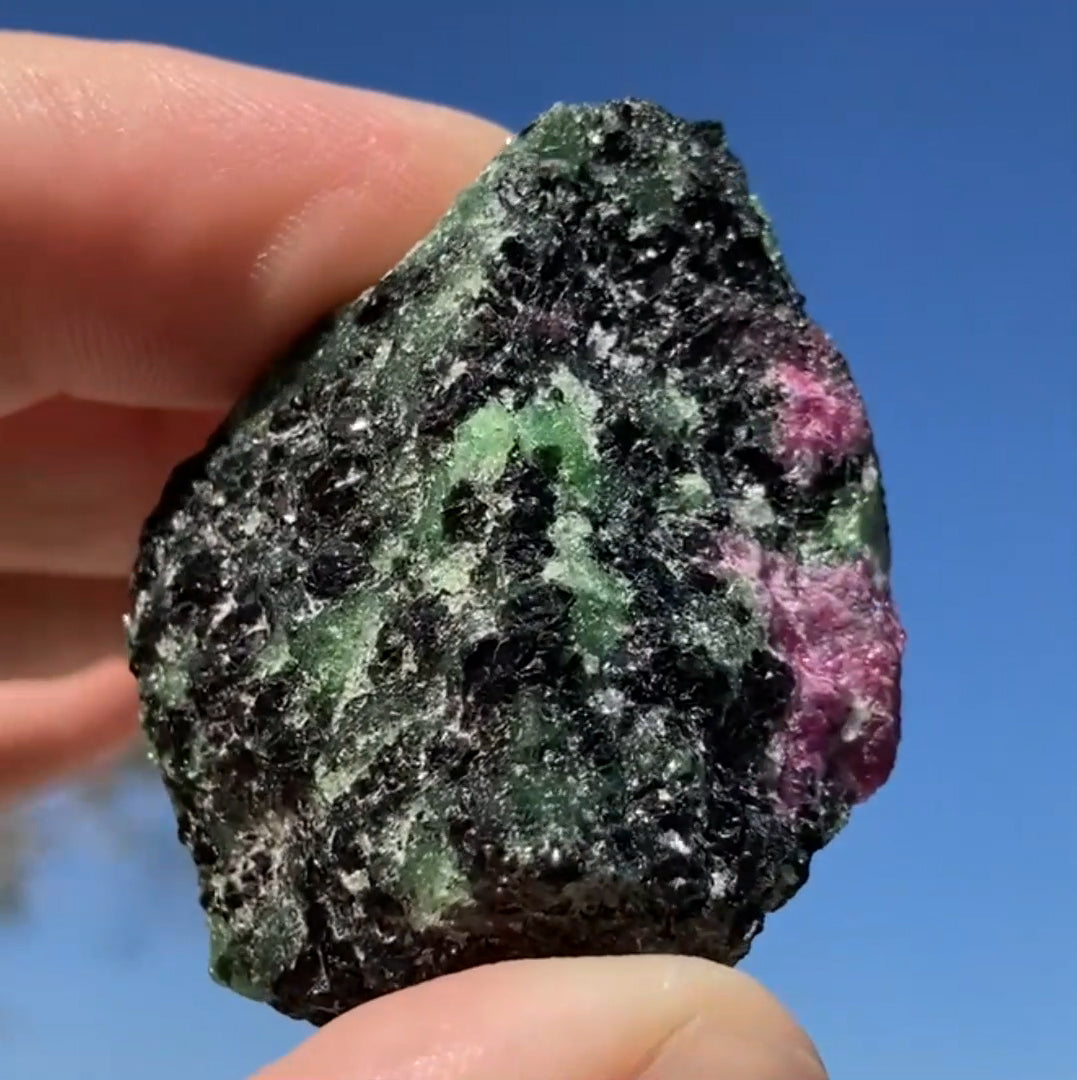 Ruby In Zoisite Rough Natural Stone – Spirit Magicka